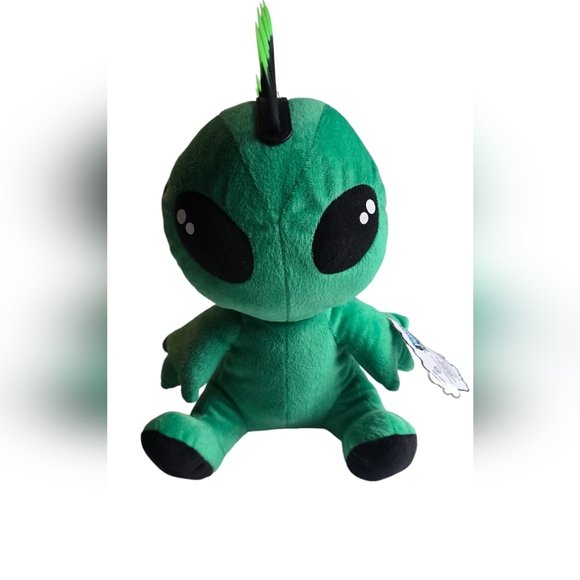 A&A Global | Toys | Punk Alien Plush Aa Global Green Mohawk Stuffed ...